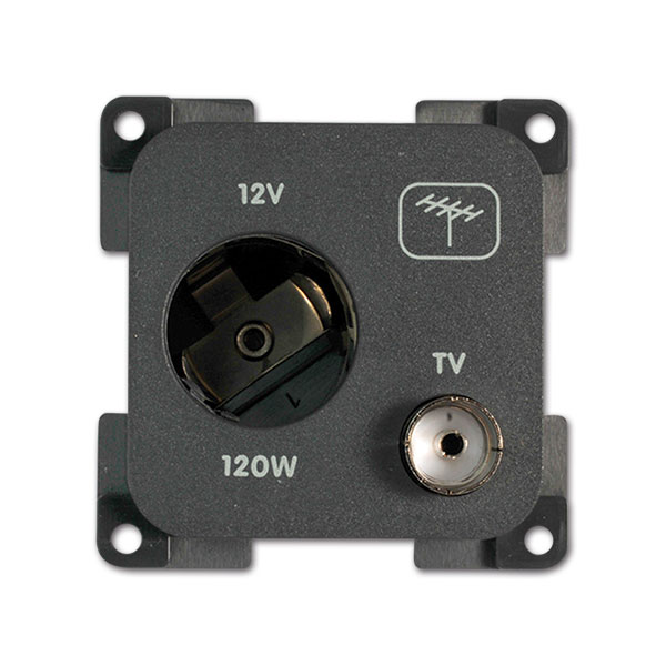 Presa 12V DC TV grigio | Accessori Camper Monza